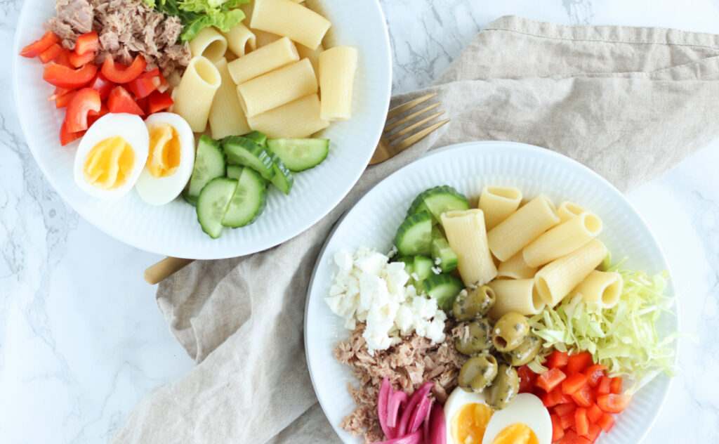 Pastasalat med tun og æg - Ditte Lykkeberg
